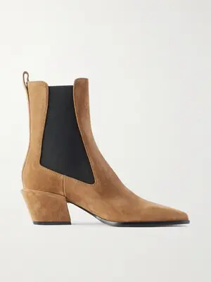 Paris Texas Bettina Suede Ankle Boots - Brown