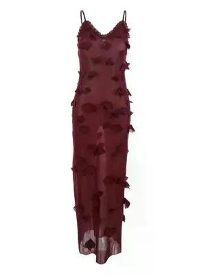 Coperni Butterfly-embellished Slip Dress