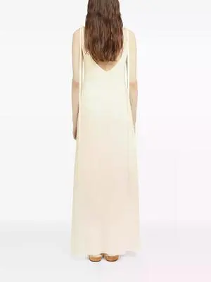 Alanui Tied-strap Side-slit Maxi Dress