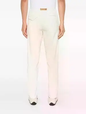 WHITE SAND Belted Corduroy Trousers - Neutrals