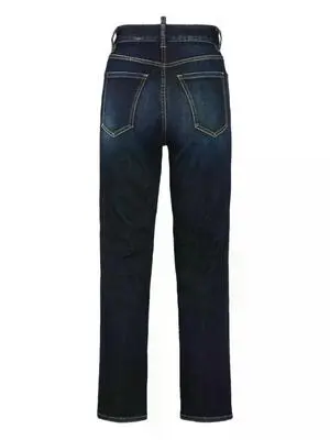 Dsquared2 Boston Straight-leg Jeans - Blue