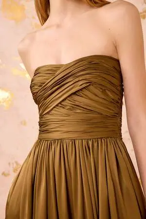 Ulla Johnson Anastasia Silk Wrapped Gown - Willow