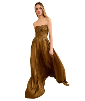 Ulla Johnson Anastasia Silk Wrapped Gown - Willow