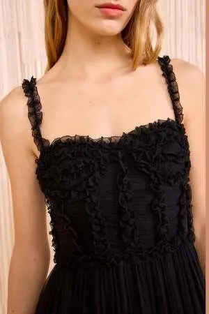 Ulla Johnson Talitha Silk Smocked Cami Midi Dress