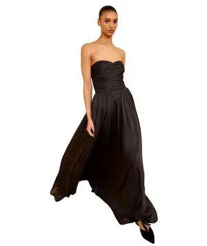 Ulla Johnson Anastasia Strapless Gown - Noir