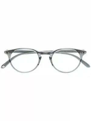 Garrett Leight Winward Round Frame Glasses - Grey