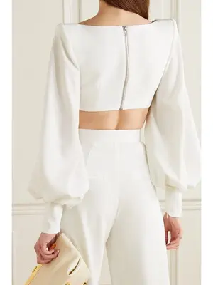 Alex Perry Arlo Cropped Top