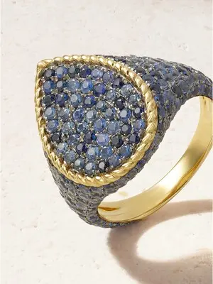 Yvonne Léon 9-karat Gold Sapphire Ring