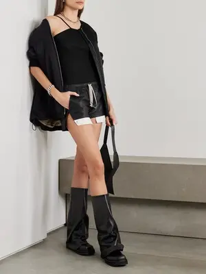 Rick Owens Skorpio Ribbed-knit Tank