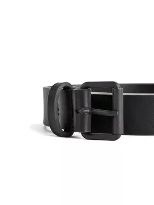 Sofie D'hoore Varnia Square-buckle Leather Belt - Black