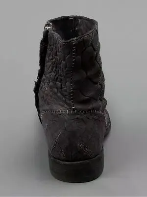 Premiata Textured Leather Boots