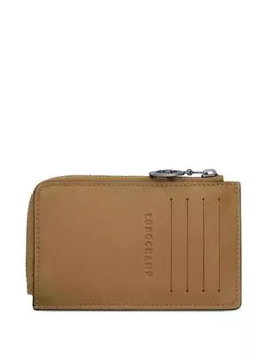 Longchamp Le Pliage Zippered Leather Cardholder