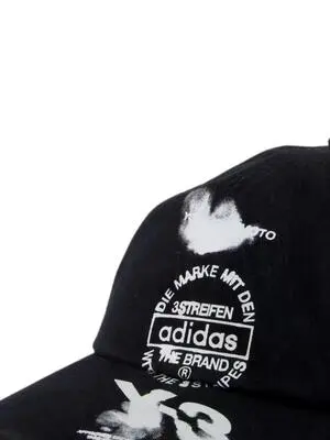 Y3 Graphic-print Baseball Cap