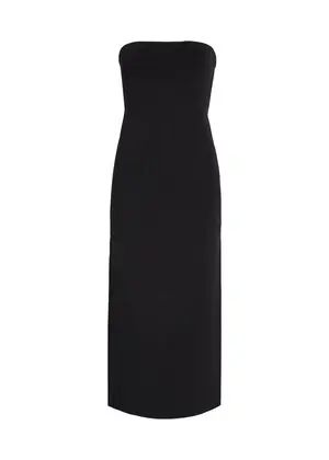 ANINE BING Rosa Strapless Stretch-knit Midi Dress