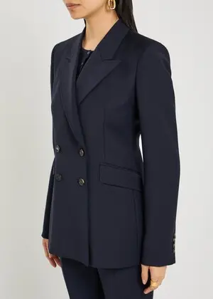 Gabriela Hearst Stephanie Wool Double-breasted Blazer