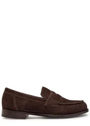 Grenson Epsom Suede Loafers