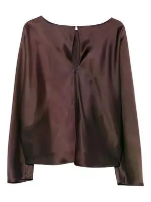 HERSKIND Candy Satin Long-sleeve Top