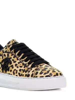 Roberto Cavalli Jaguar-print Sneakers