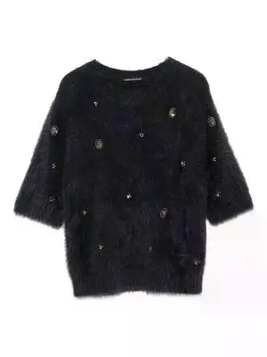 LUISA CERANO Embellished Sweater