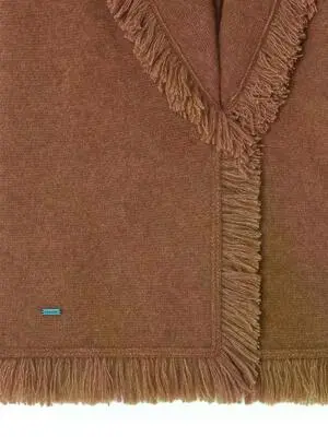 Alanui Fringed Belted Cardigan - Brown