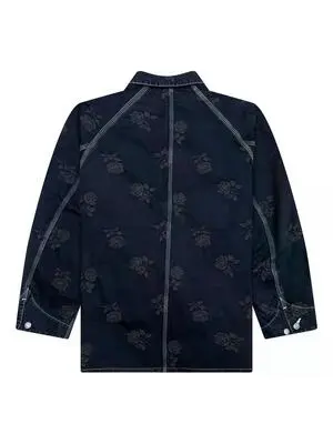 Needles Rose-embroidered Denim Jacket