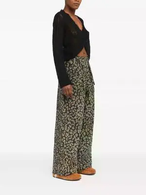 Alanui Seattle Leopard-print Jeans