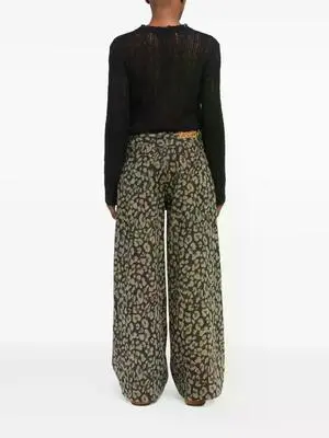 Alanui Seattle Leopard-print Jeans