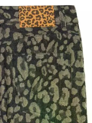 Alanui Seattle Leopard-print Jeans