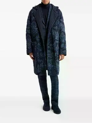 Etro Check-motif Quilted Jacket