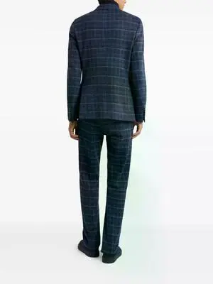 Etro Check-motif Quilted Jacket