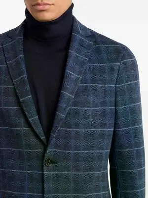 Etro Check-motif Quilted Jacket
