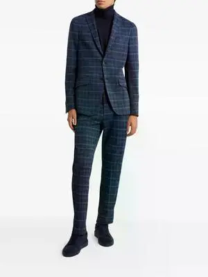 Etro Check-motif Quilted Jacket