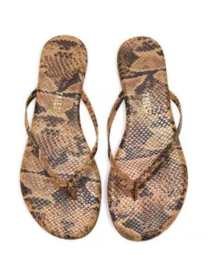 Tkees Snakeskin Thong Sandals