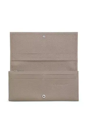 Longchamp Roseau Foldover Leather Wallet