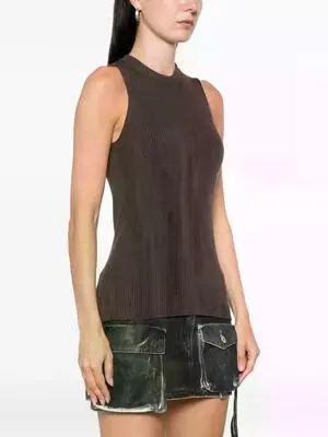 Rick Owens Fine-ribbed Tank Top