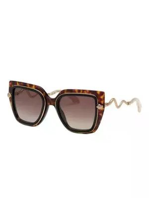 Roberto Cavalli Oversized Square Frame Sunglasses
