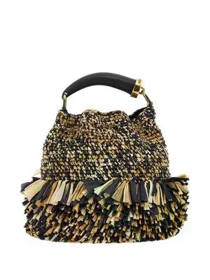 Roberto Cavalli Fringed Shoulder Bag