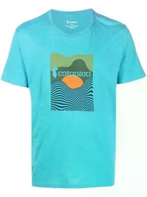 COTOPAXI Graphic-print Short-sleeve T-shirt - Blue