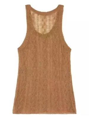 Alanui Cable-knit Tank Top