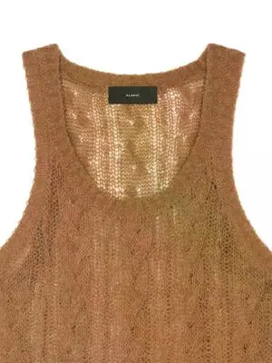 Alanui Cable-knit Tank Top