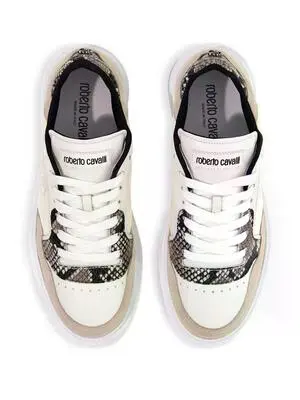 Roberto Cavalli Colour-block Low Top Sneakers