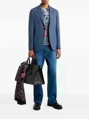 Etro Floral-print Silk-cashmere Sweater