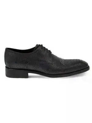 JEAN-BAPTISTE RAUTUREAU Snakeskin-effect Derby Shoes