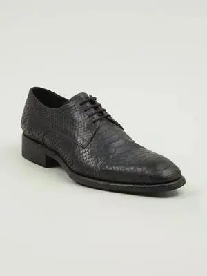 JEAN-BAPTISTE RAUTUREAU Snakeskin-effect Derby Shoes