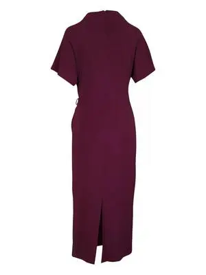 Brunello Cucinelli Belted Midi Dress - Red