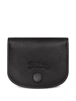 Longchamp Pliage Leather Cardholder - Black