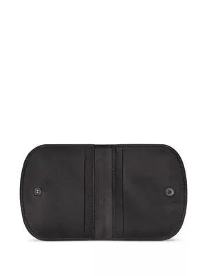 Longchamp Pliage Leather Cardholder - Black