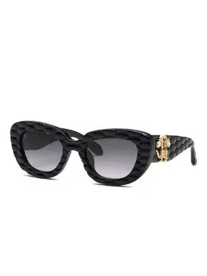 Roberto Cavalli Quilted Cat-eye Sunglasses