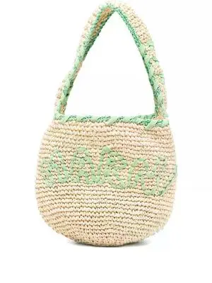 Marni Nassa Woven Shoulder Bag - Neutrals
