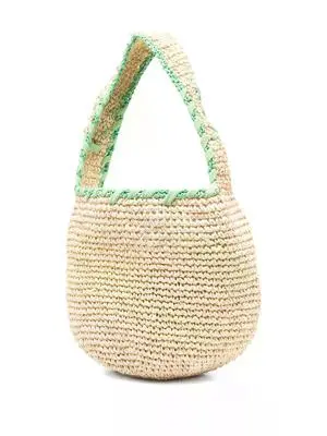 Marni Nassa Woven Shoulder Bag - Neutrals